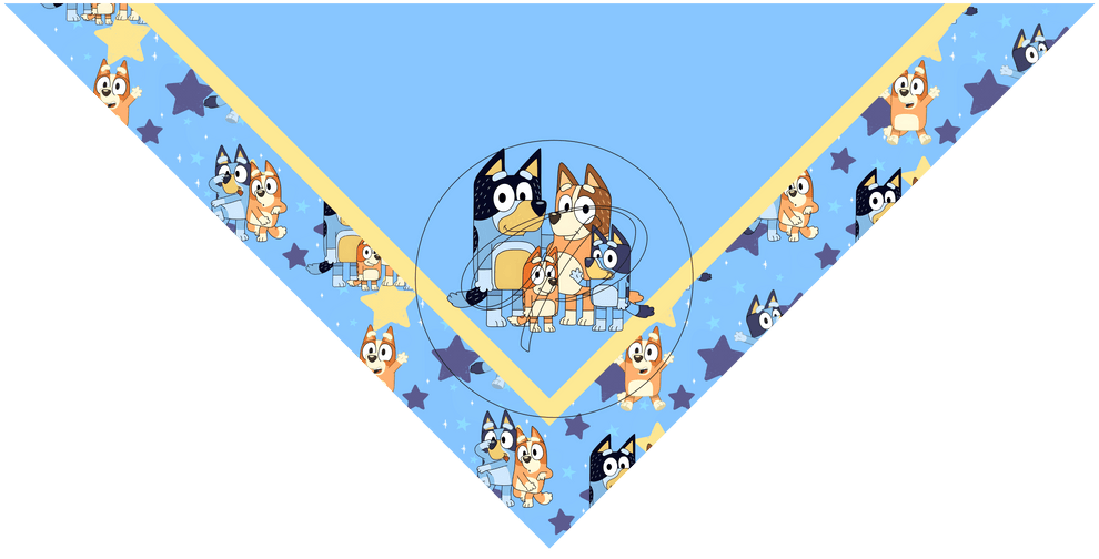PAÑUELO INFANTIL BLUEY 1 – Punto Telas
